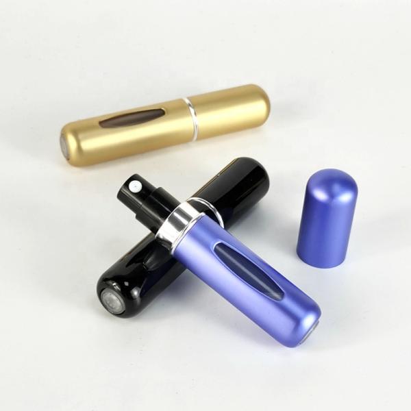 Quality Unisex Round Shape Fancy Mini Bottom Fill Refillable Aluminum Perfume Oil for sale