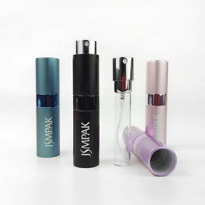China Wholesale Premium Quality 5ml 8ml 10ml 30ml Small Empty Refillable Glass Travel Pocket Perfume Bottle With Sprayer for sale