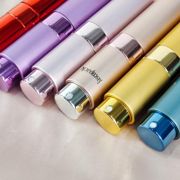 Quality Wholesale 8ml 10ml 15ml 20ml Empty Round Aluminum Mini Portable Travel Twist up for sale