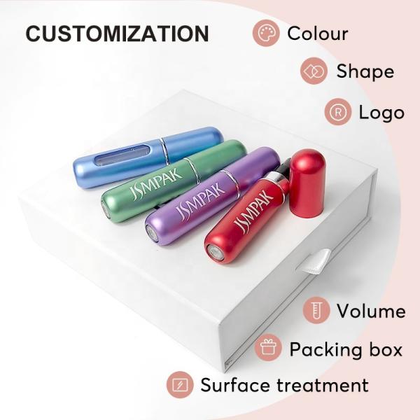 Quality Custom Bottom Fill Bottles Portable Mini Empty Wholesale Refillable Aluminium for sale