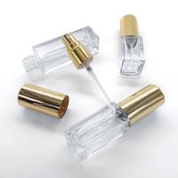China Eco-Friendly Rectangular 10ml Empty Pump Sprayer Cologne Sample Atomizer Glass Bottle for Perfume for sale