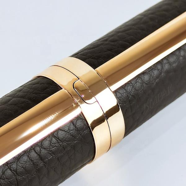 Quality Custom Leather case Glass Insert 10ml 15ml Empty Refillable Perfume Spray Bottle for sale