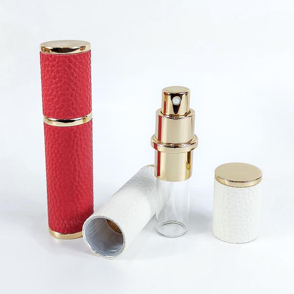 Quality Custom Luxury Travel Case Fragrance Atomizer Packaging 5ml 10ml 15ml Leather for sale