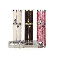 Quality 5ml Empty Luxury Fine Mist Cologne Travel Leather Bottom Refillable Perfume for sale