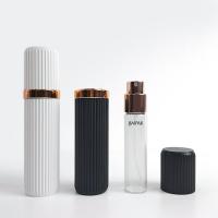 Quality Stripe Plastic Shell Screw Sealing 5ml 8ml Empty Travel Spray Magnetic Cap 10ml for sale