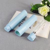 Quality Wholesale Triangle Shape 8ml Twist up Refillable Plastic Atomizer Mini Travel for sale