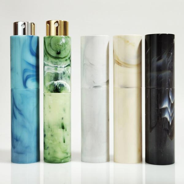 Quality 8ml 10ml 20ml Empty Refillable Travel Private Label Marble Plastic Packaging for for sale