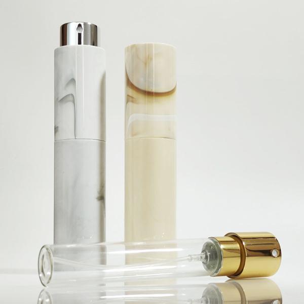 Quality 8ml 10ml 20ml Empty Refillable Travel Private Label Marble Plastic Packaging for for sale