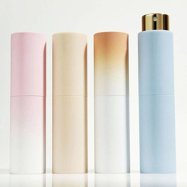 Quality 8ml 10ml 20ml Empty Black White Plastic Personalized Refill Perfume Atomizer for sale