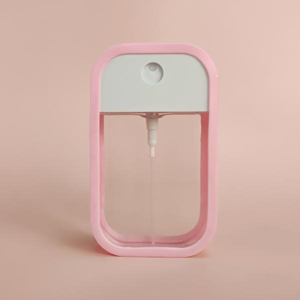 Quality Free Sample 38ml 45ml 50ml Credit Card Square Refillable Pump Spray Bottle for for sale