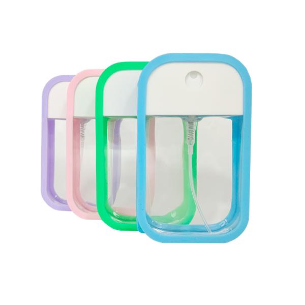 Quality Cell Phone square Shape Pocket Credit Card Fine Mist Refillable Spray Bottle for sale