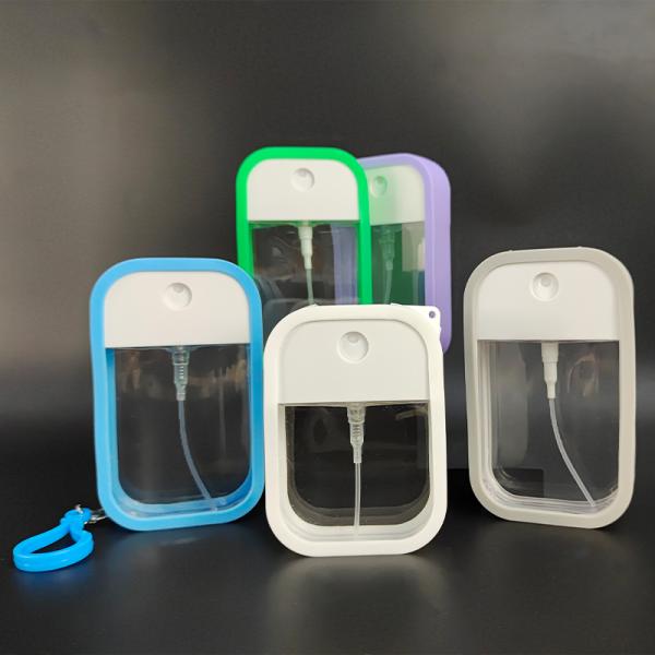Quality Portable 38ml 45ml 50ml Credit Card square Plastic Perfume Atomiser Fresh Breath for sale