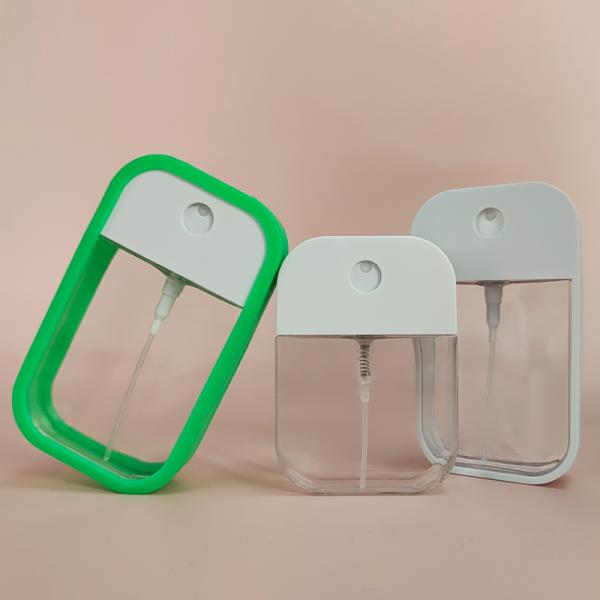 Quality Portable 38ml 45ml 50ml Credit Card square Plastic Perfume Atomiser Fresh Breath for sale