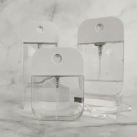Quality Popular New Design 38ml 45ml 50ml Credit Card Flat Type Empty Plastic Refillable for sale