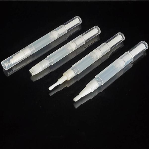 Quality 1ml 1.5ml Round  Plastic Empty Anti Fungus Treatment Twist up Nail Cuticle Oil Pen Packaging for sale
