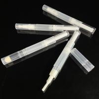 Quality 2ml 4ml Empty Cosmetic Tube Clear Empty Lip Gloss Tube Pen With Brush Applicator for sale