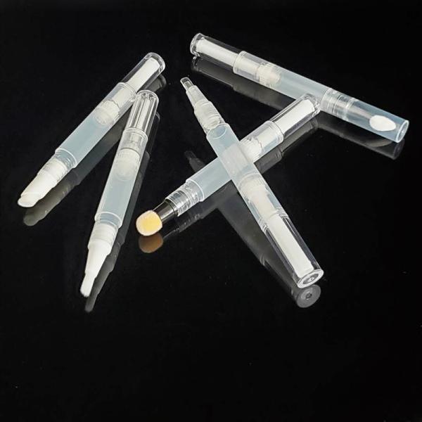 Quality 1ml, 1.5ml Plastic High Quality Round Empty Lip Gloss Container Teeth Whitening Cosmetic Pen for Sale for sale