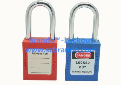 China 38mm   Lockout Steel Shackle Material Safety Padlock  (BO-G01) for sale