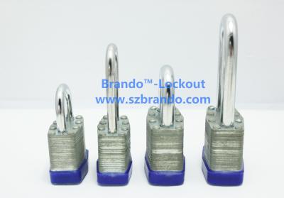 China .BO-G51 40mm blue short Laminated Padlock , Safety Lockout with 2 keys for sale