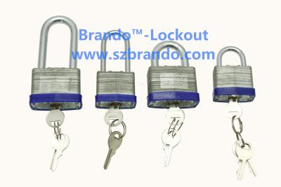 China .BO-G54 50mm blue short Laminated Padlock , Safety Lockout with 2 keys for sale