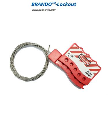 China BO-L12 Adjustable Cable Lockout with 1.8m,3mm dia steel cables for sale