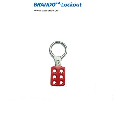China BO-K11/K12 red 6 hole Vinyl Coated Aluminum HASP, Safety HASP lockout for sale