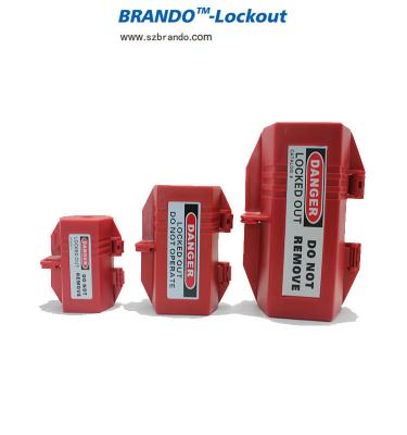 China BO-D41/D42 red rugged polypropylene Safety Industrial Electrical Lockout,56g&203g for sale