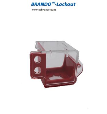 China BO-D54 Emergency Stop Lockout Button Safety Cover PC,50*47.3*50mm for sale