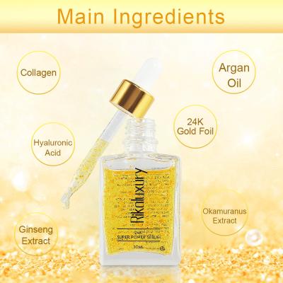 中国 有機性スキン ケア6のペプチッドHyaluronic酸のコラーゲン24Kの金のAnti-Aging血清 販売のため