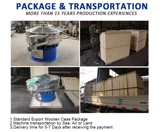 Stainless Steel Round Ultrasonic Vibrating Screen