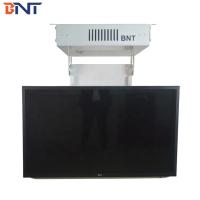 China BNT Motorized Flip Down TV Ceiling Mount for 55-75 Inch TVs with 45kg Capacity and 680mm Drop for sale