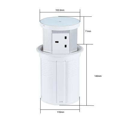 China High Quality Waterproof Power Socket Strip Extension UK Standard Plug Socket IP44 Tabletop Design for Easy Use for sale