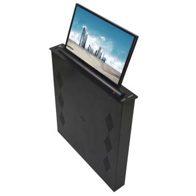 China BNT Ultra Thin Design Build in 17.3 Inch Retractable Monitor Motorized Pop up Lcd  Lift for Conference System for sale