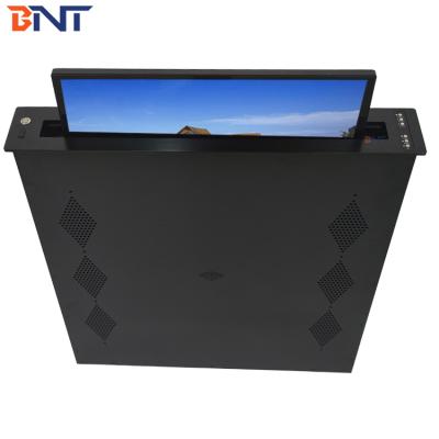China BNT Ultra Thin Design Build in 17.3 Inch Retractable Monitor Motorized Pop up Lcd  Lift for Conference System for sale
