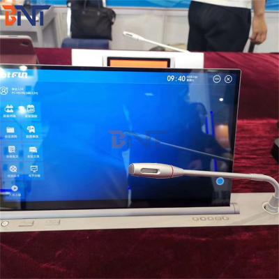 China Motorized Monitor Lift for Conference Table Flip up LCD Monitor Lift Mechanism for sale