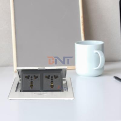 China Modern Workspace Power Socket 5m Cable BNT Pop Office Aluminum Embedded 2 IP44 USA Type AU 16A/10A Rated Designed for Australian for sale