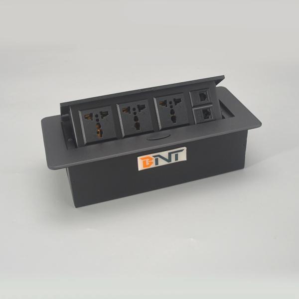 Quality Multi-Functional Zinc Alloy/Iron Office Desktop Tabletop Socket Pop-up Power for sale