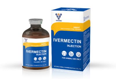 China 50ml, 100ml Ivermectin injection 1% for animal use only ivermectin for dog for sale