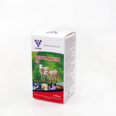 China Manufacturer produce sgentamicin 4% injection for animals OEM/ODM for sale