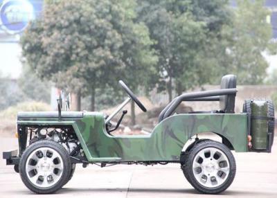 China Air Cooling 125cc Kids Buggy Go Kart With 1 Oil Box / 2 Real Leather Seat for sale