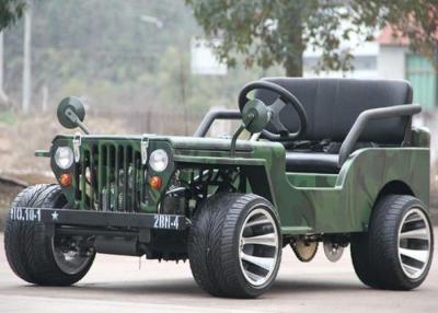 China Air Cooling 125cc Kids Buggy Go Kart With 1 Oil Box / 2 Real Leather Seat for sale