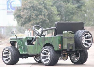 China Air Cooling 125cc Kids Buggy Go Kart With 1 Oil Box / 2 Real Leather Seat for sale