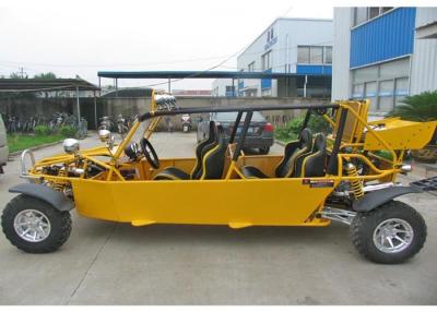 China High Power Buggy Go Kart 1100cc , Four Seater Go Kart With Head Cover / Head Light for sale