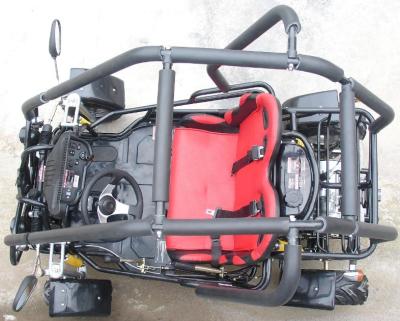 Cina 110cc go-kart motorizzati piccola dimensione, velocità automatica della frizione 3 dei go-kart adulti con l'inverso in vendita