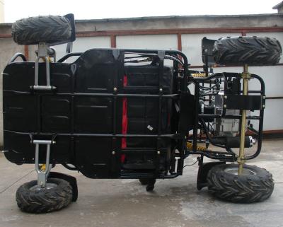 Cina 110cc go-kart motorizzati piccola dimensione, velocità automatica della frizione 3 dei go-kart adulti con l'inverso in vendita