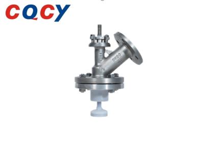 China HYAF revestido válvula de controlo pneumático Proteção da corrosão Fluoroplástico distribuição tanque válvula inferior à venda