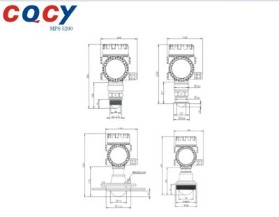 China MPS5X00 Series Level Meter 120m Radar Level Switch Continuous  Position Measurement for sale