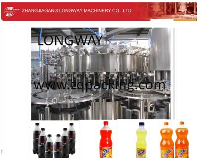 China carbonated beverage filling line With ISO standard for sale