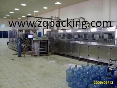 China 5gallon barrel filling machine filling and sealing process is controlled by PLC for sale