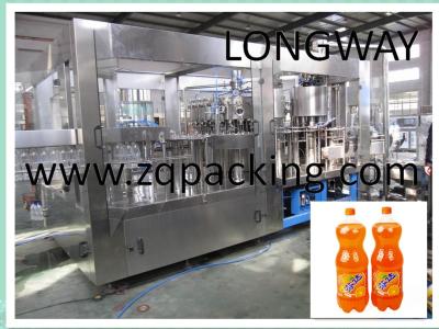 China 0.3-2.5L Complete PET Bottle Carbonated Beverage Bottle Filling Machine for sale